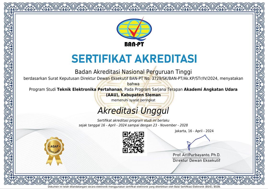 Akreditasi Program Studi – AKADEMI ANGKATAN UDARA